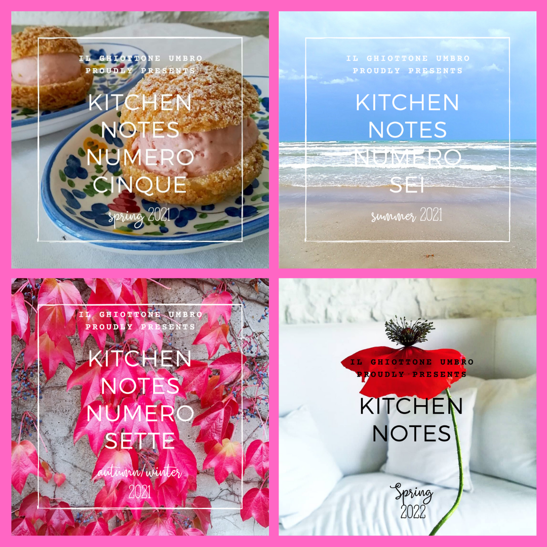 Kitchen Notes, 2nd batch of Back Issues - 5-8 - Il Ghiottone Umbro